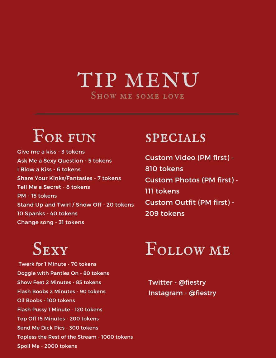 Fiestry Webcam Model Profile | xHamsterLive